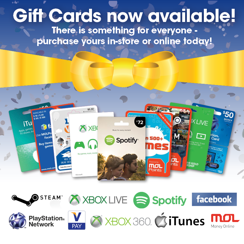 New Software & Gift Card Range