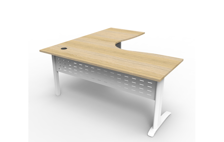 hoffdscw1515 Metal Frame Desk | Hunter Office Furniture