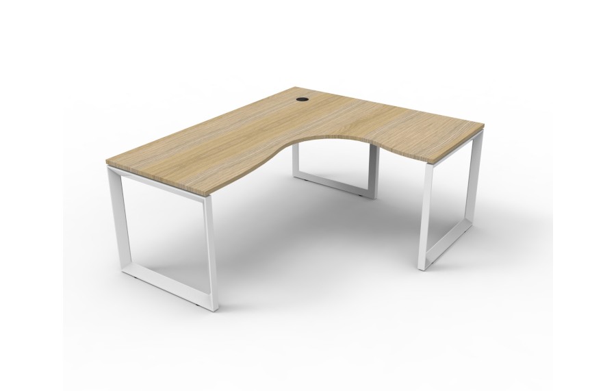 hoffdel1515L Metal Frame Office Desk | Hunter Office Furniture